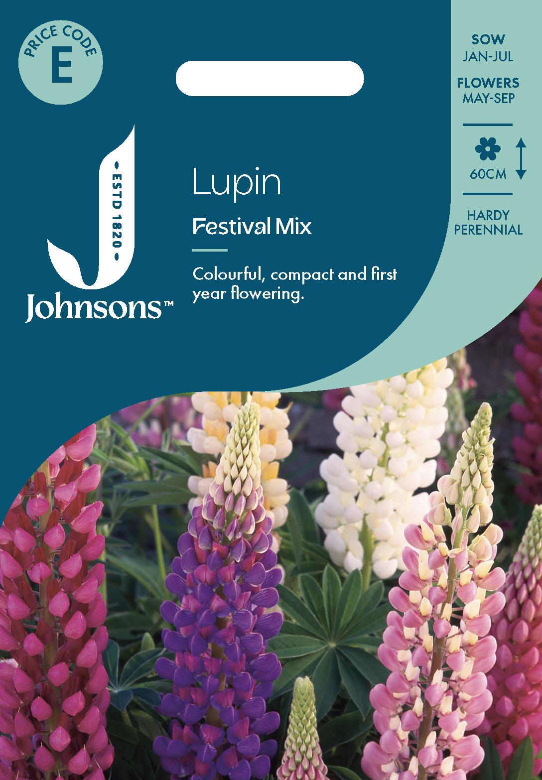 Johnsons - Lupin Festival Mix - 30 Seeds – JustSeed
