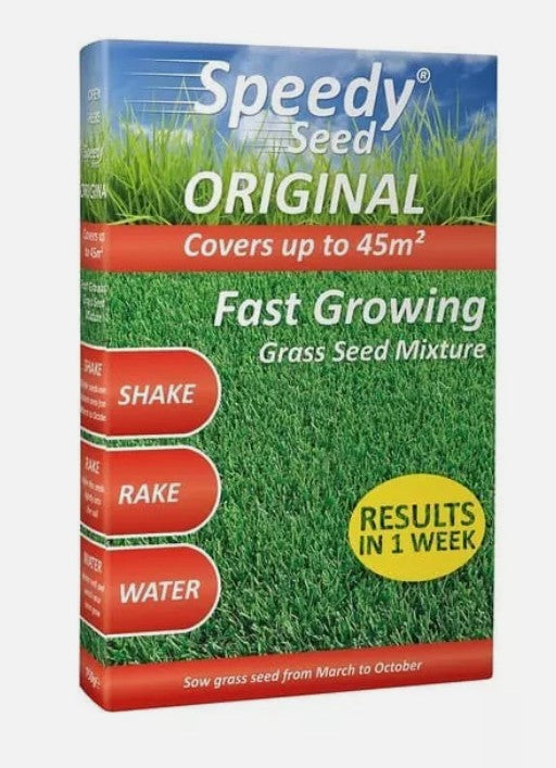 Speedy Seed Original Fast Growing Grass Seed Mixture 750g – JustSeed